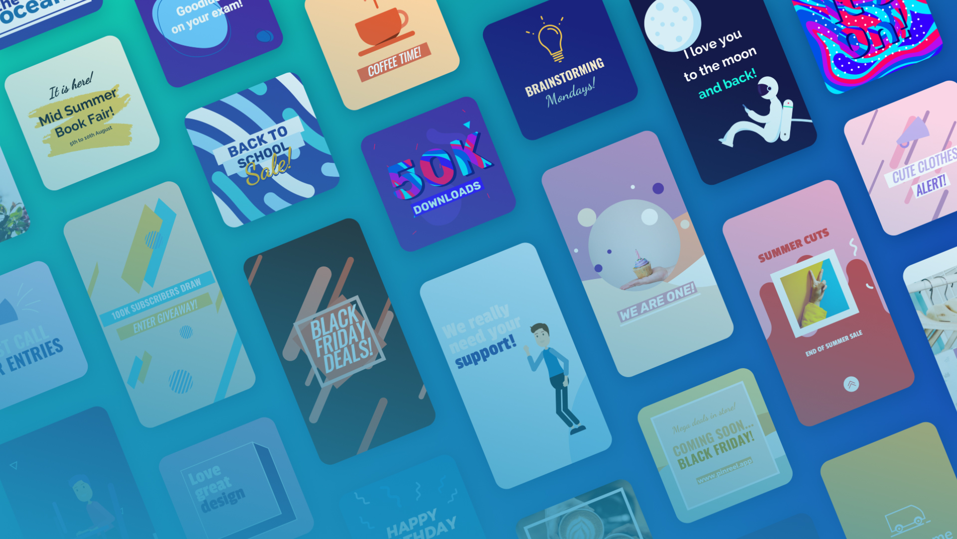 Animated Video Templates Library Pinreel